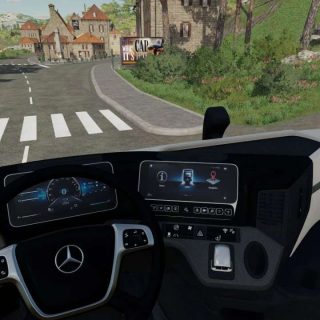 Mercedes Actros 2022 - CMA CGM Group v1.0.0.0 LS22 Mod / LS25 Mods