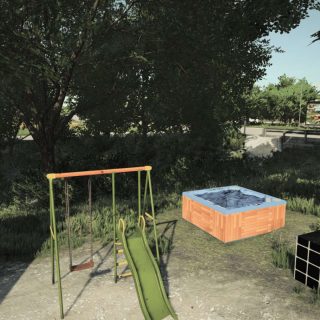 Swimming Pools V1.0.0.0 LS22 Mod / LS25 Mods