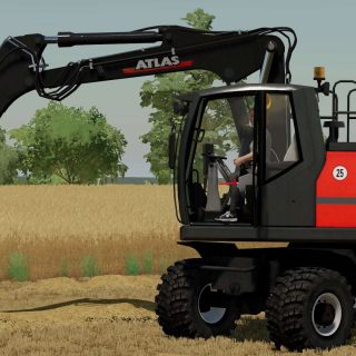 Atlas 160W & Tools v1.0.0.0 LS22 Mod / LS25 Mods