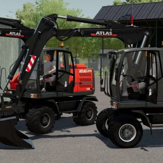Atlas 160W & Tools v1.0.0.0 LS22 Mod / LS25 Mods