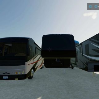 Campers Package v1.0.0.0 LS22 Mod / LS25 Mods