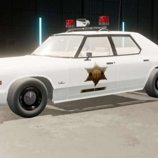 Dukes of Hazzard Sheriff Cars v1.0.0.0 LS22 Mod / LS25 Mods