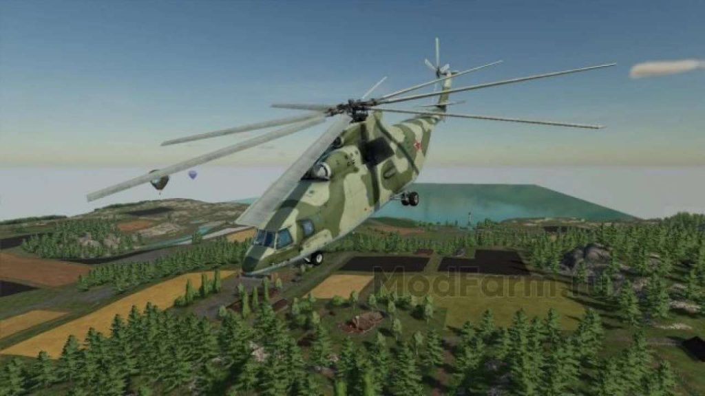 Mi-26T helicopter v1.0.0.0 LS22 Mod / LS25 Mods