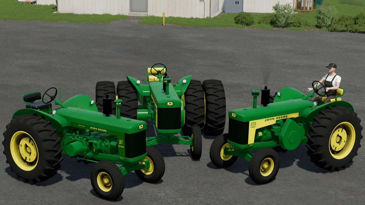 1956 - 1958 Years John Deere Tractors Pack v1.0.0.0 LS22 Mod / LS25 Mods