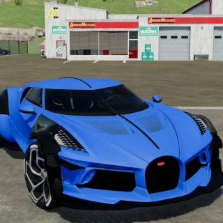 Bugatti La Voiture Noire v1.0.0.0 LS22 Mod / LS25 Mods