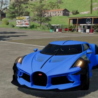 Bugatti La Voiture Noire v1.0.0.0 LS22 Mod / LS25 Mods