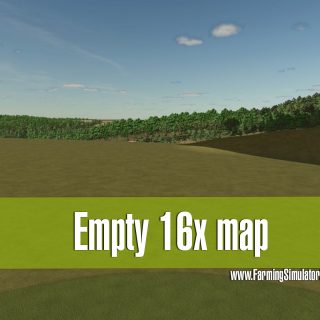 LS25 Empty 16x map v1.0.0.0 Mod / LS25 Mods