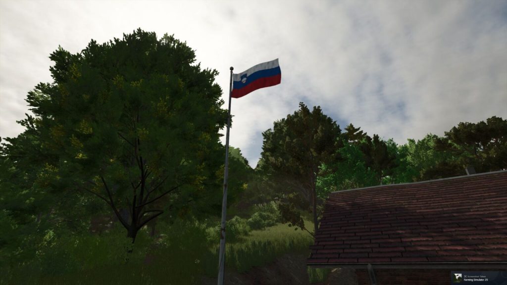 LS25 Slovenian Flag V1.0.0.0 Mod / LS25 Mods