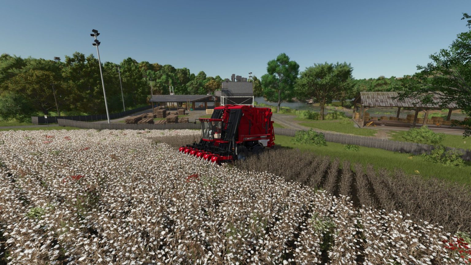 LS25 Case Ih Module Express 635 (Large Area Work) v1.0.0.0 Mod / LS25 Mods