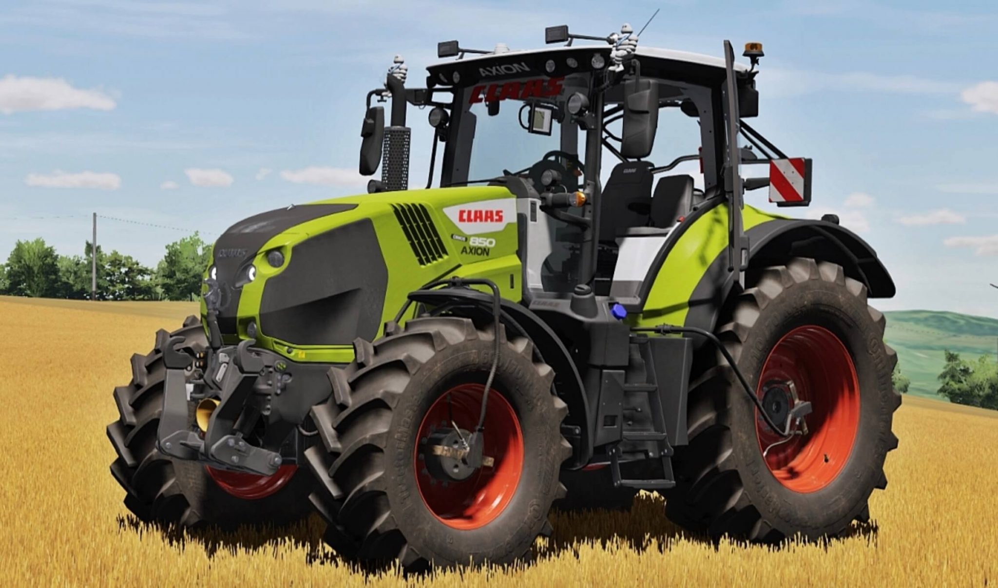 LS25 Claas Axion 800 Series v1.0.0.0 Mod / LS25 Mods