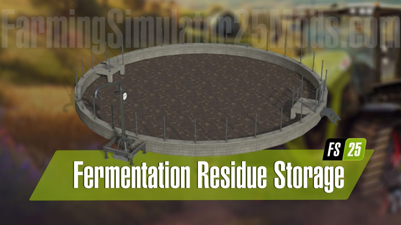LS25 Digestate Storage v1.0.0.0 Mod / LS25 Mods