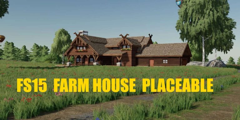 LS25 Farm House Placeable v1.0.0.0 Mod / LS25 Mods