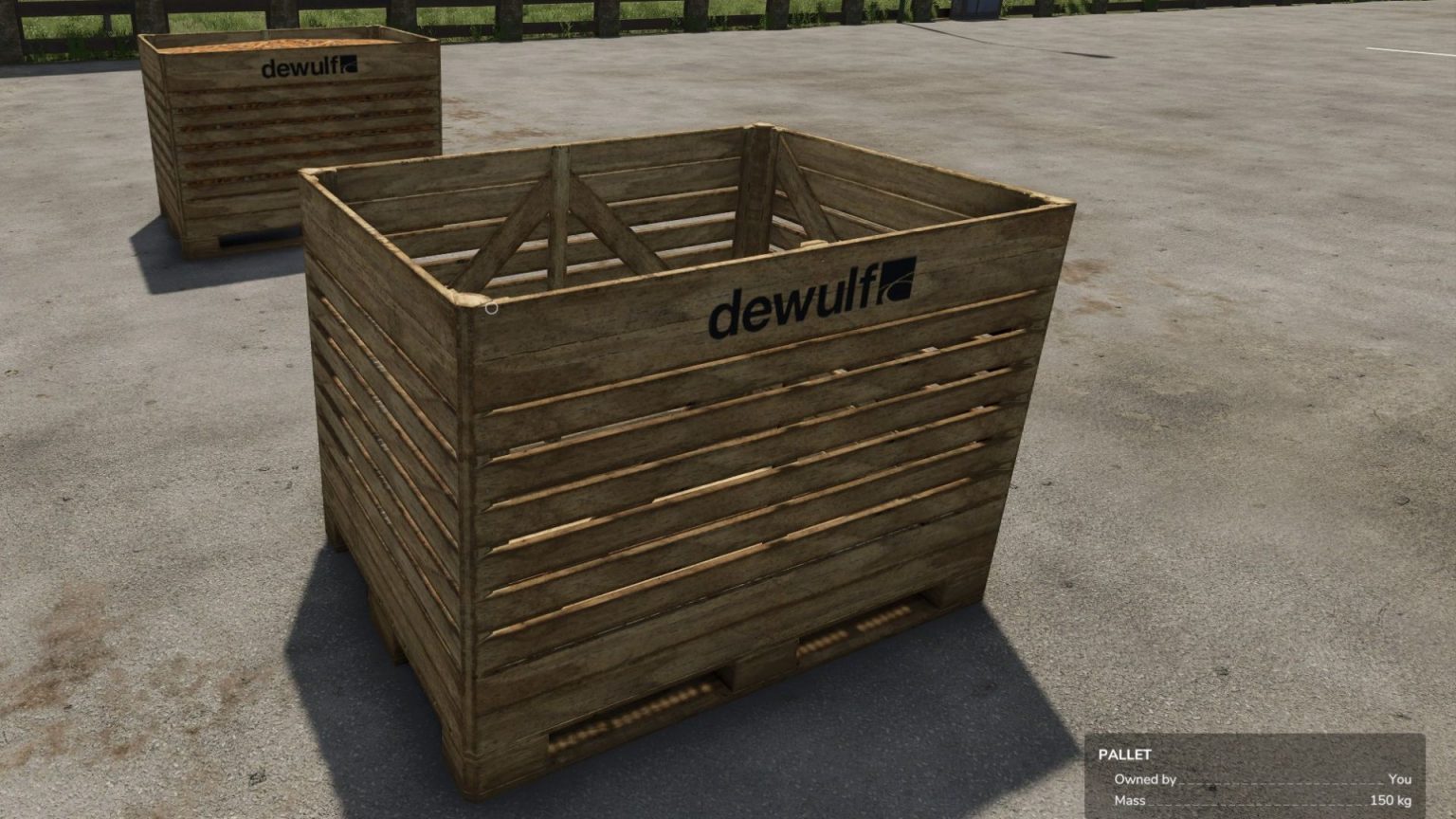 LS25 Vegetable Pallet 100,000L v1.0.0.0 Mod / LS25 Mods