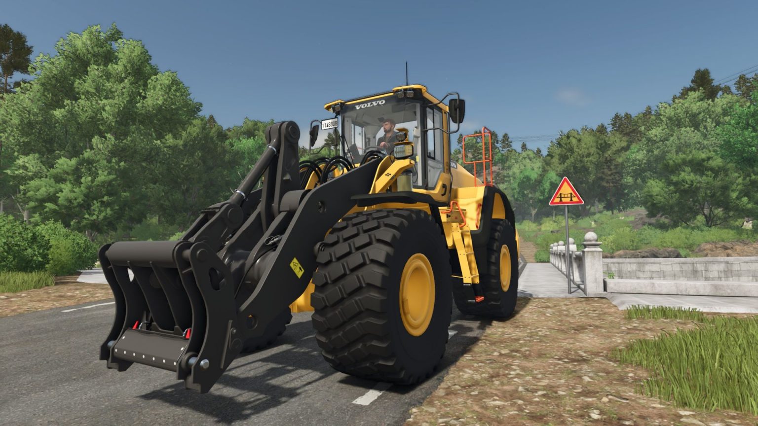 LS25 Volvo L180H without reverse warning v1.0.0.0 Mod / LS25 Mods