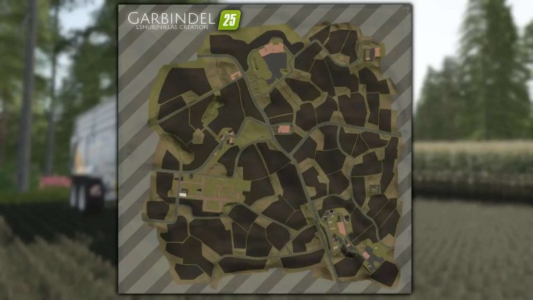 LS25 Garbindel Map v1.2.8.0 Mod / LS25 Mods