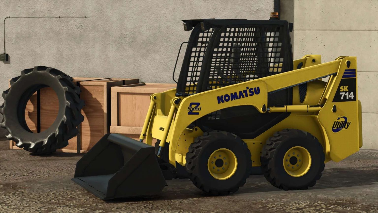 LS25 Komatsu SK 714 v1.0.0.0 Mod / LS25 Mods
