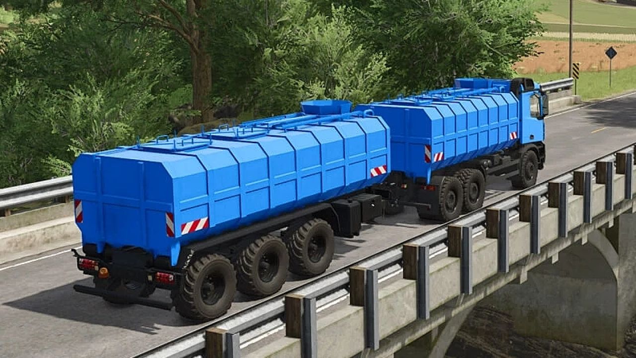 LS25 Mercedes Arocs Milk transporter V1.0.0.0 Mod / LS25 Mods