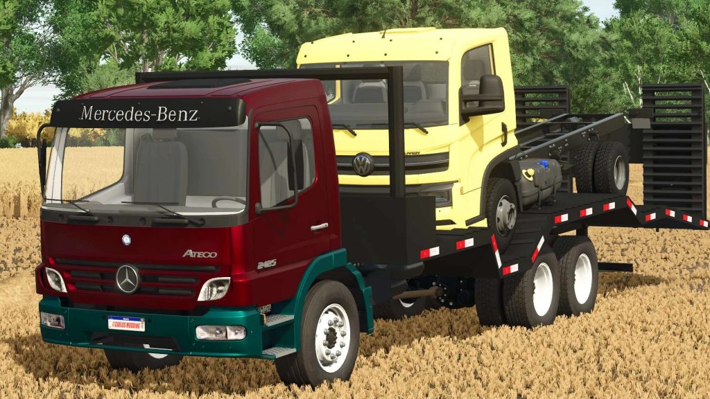 LS25 Mercedes Benz Atego 2425 6x4 & 8x4 v1.0.0.0 Mod / LS25 Mods