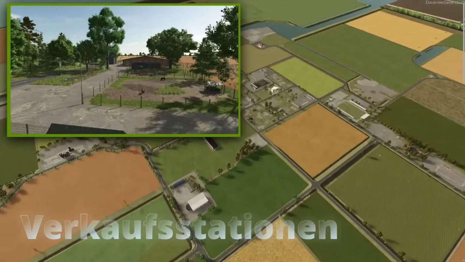 LS25 NF Marsch 4fach Mod Map v1.3.1.0 Mod / LS25 Mods