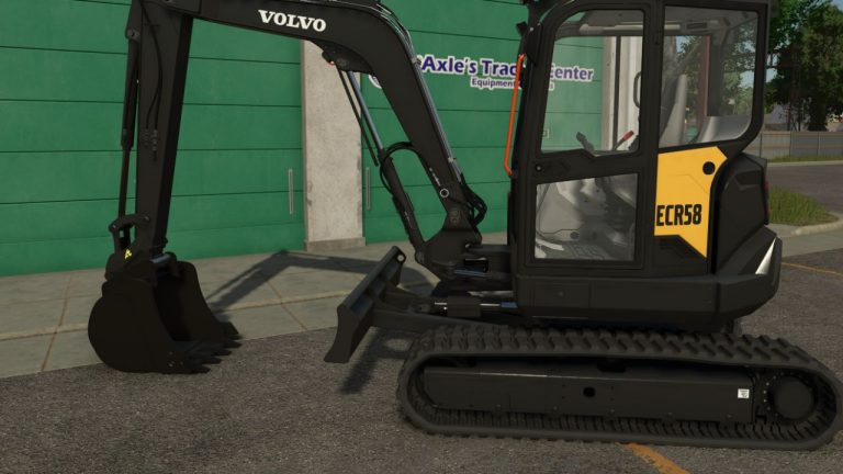 LS25 Volvo ECR58F V1.0.0.0 Mod / LS25 Mods