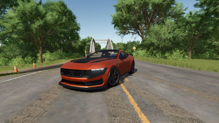 LS25 2024 Ford Mustang Dark Horse V1.1.0.0 Mod / LS25 Mods