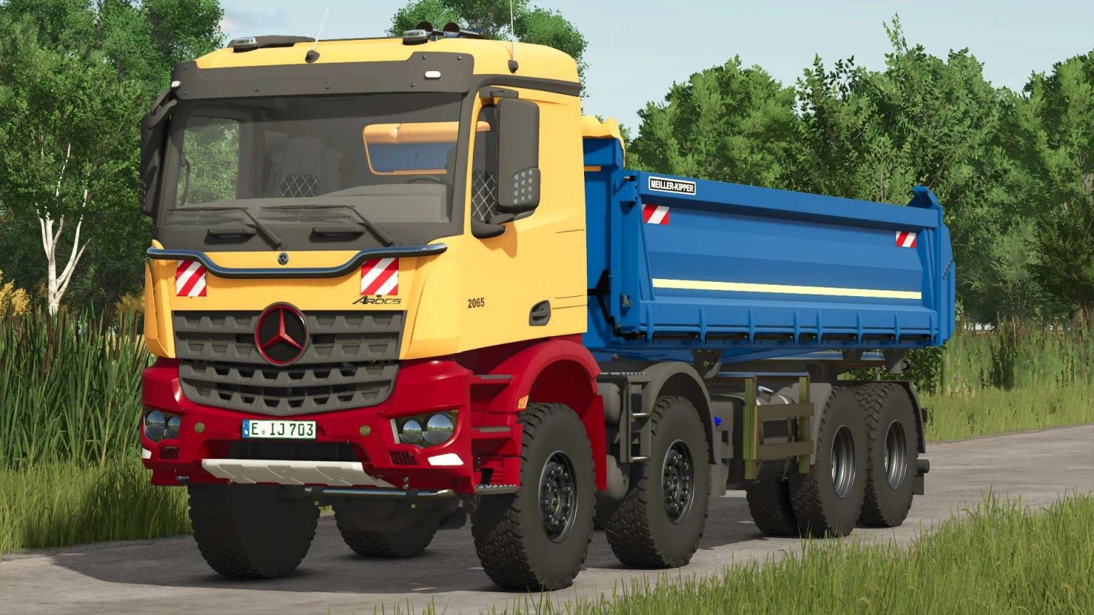 LS25 Mercedes Benz Arocs Agrar v1.0.0.0 Mod / LS25 Mods