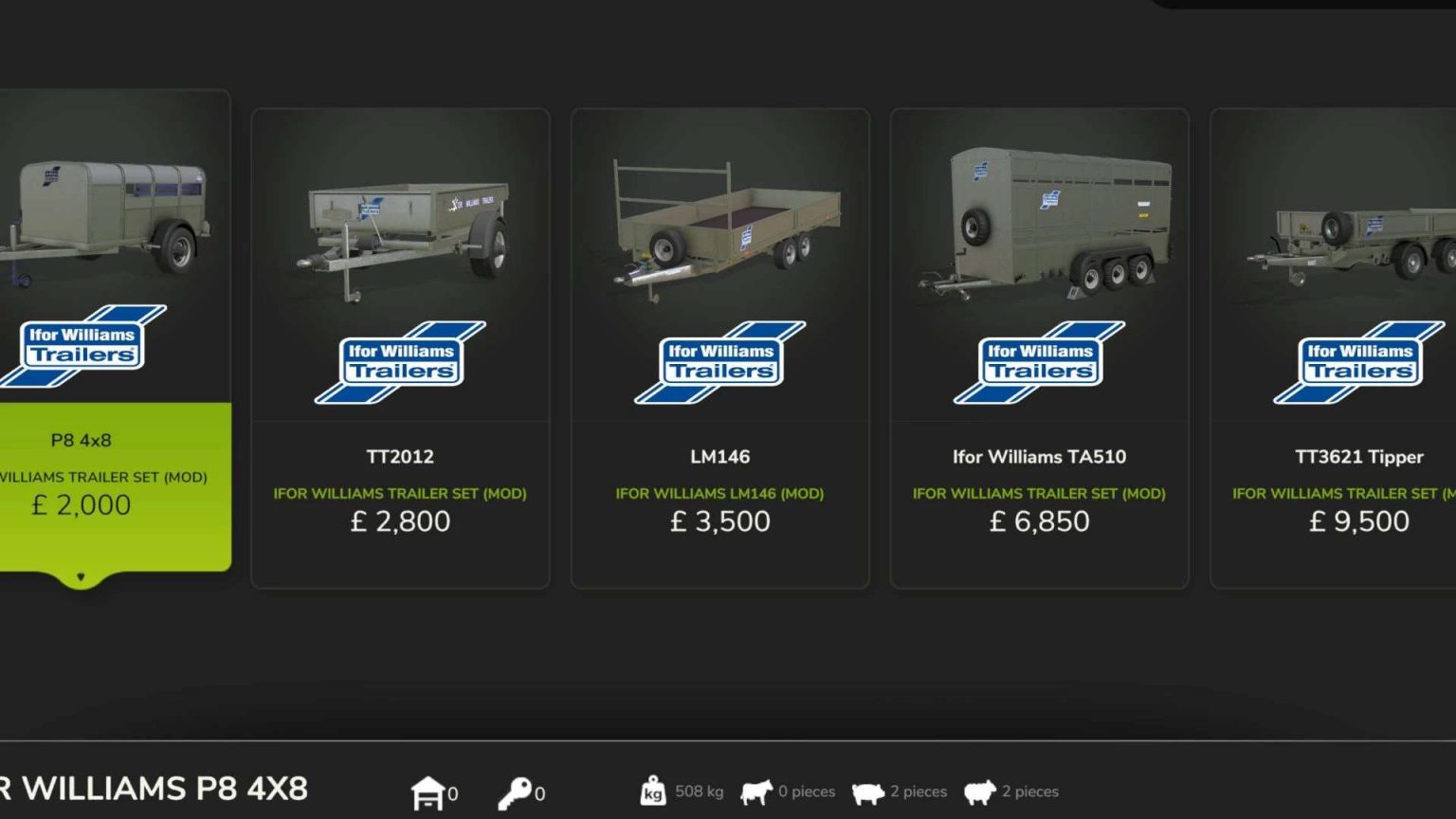 LS25 Ifor Williams Trailer pack v1.0.0.0 Mod / LS25 Mods