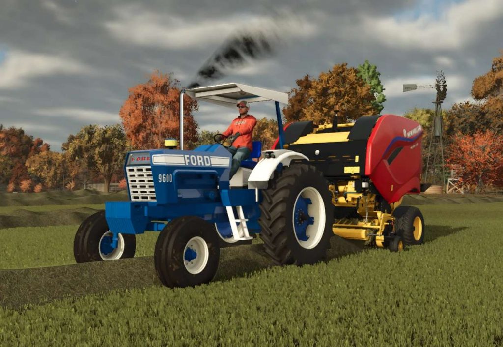 LS25 Ford 8000-9600 Series Tractors v1.0.0.0 Mod / LS25 Mods
