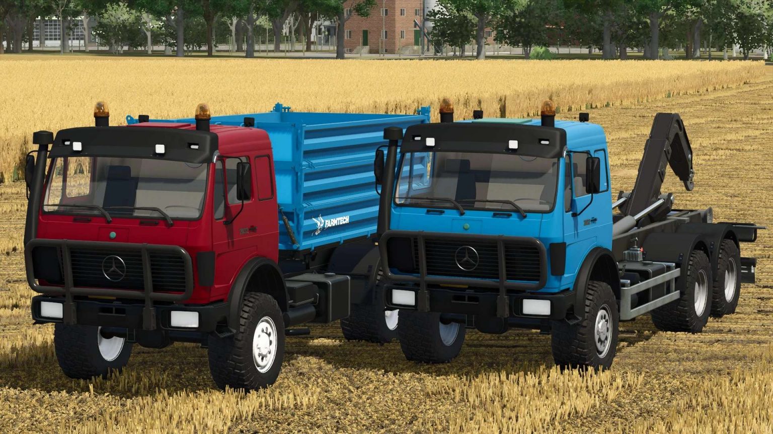 LS25 Mercedes Benz Agrar & IT Runner Trucks v1.0.0.0 Mod / LS25 Mods