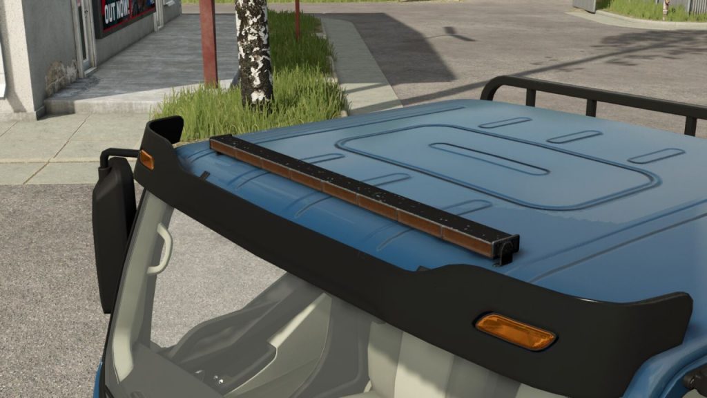 LS25 Ramp Lighting 8 Orange Lights Prefab V1.0.0.0 Mod / LS25 Mods