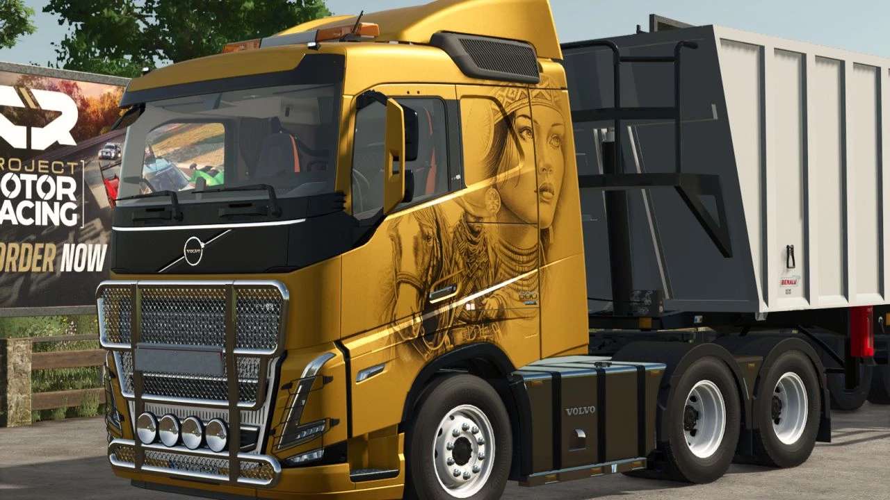 LS25 Volvo FH16 6x4 v1.1.0.0 Mod / LS25 Mods