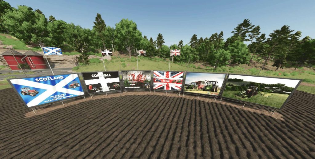 LS25 Billboards Flag pack v1.0.0.0 Mod / LS25 Mods
