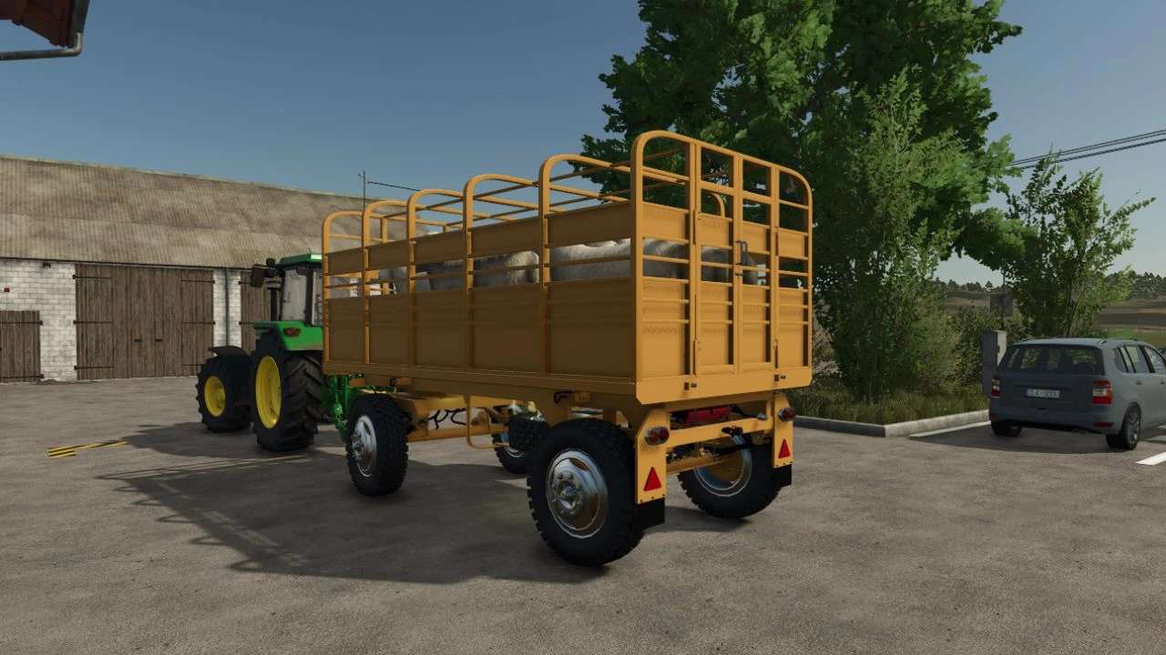 LS25 MBP 6.5 Animal Trailer v1.0.0.0 Mod / LS25 Mods