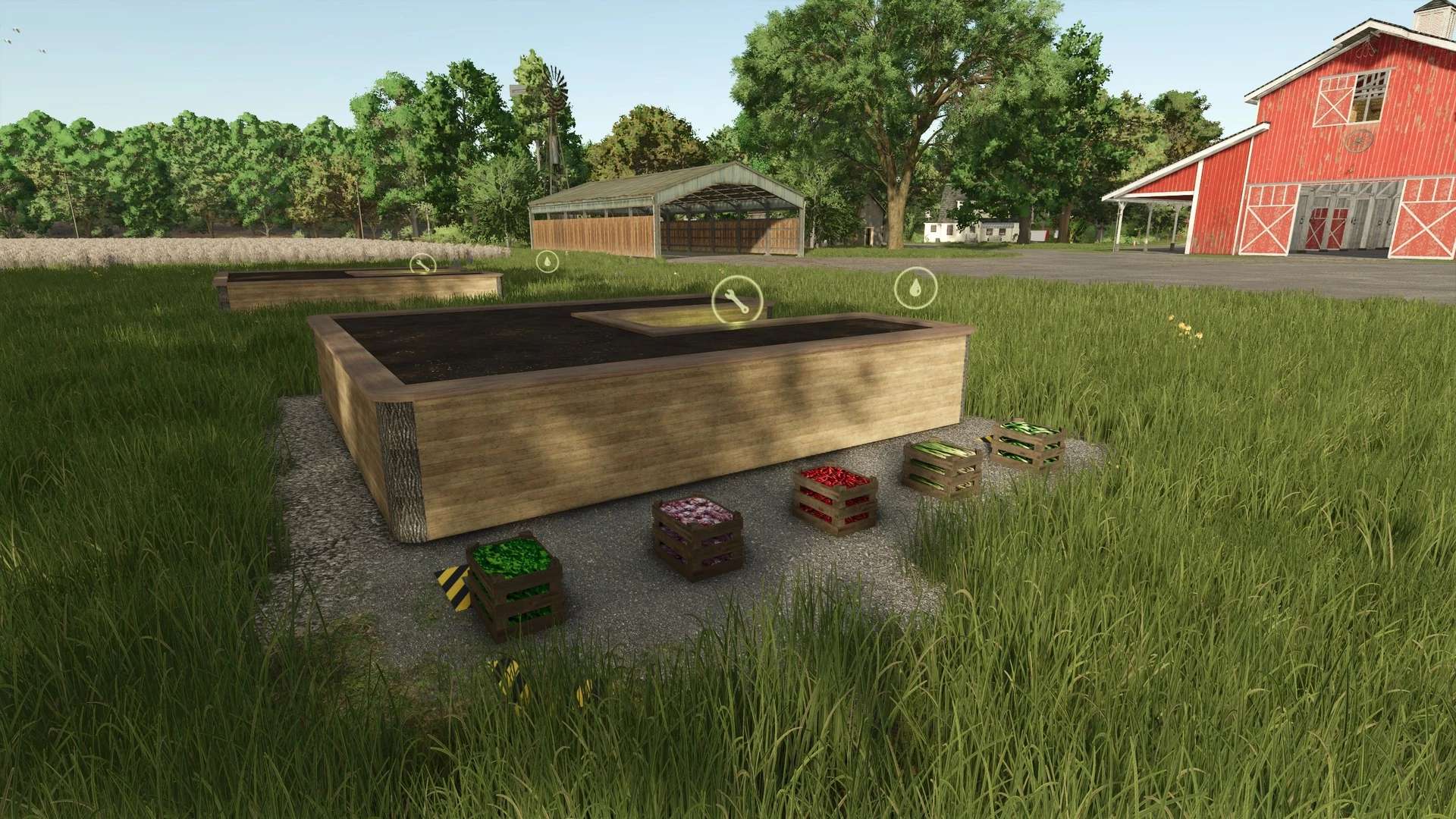 LS25 Raised Bed v1.1.0.2 Mod / LS25 Mods