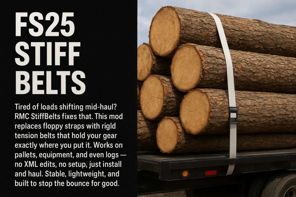 LS25 Stiff Belts v1.0.0.0 Mod / LS25 Mods