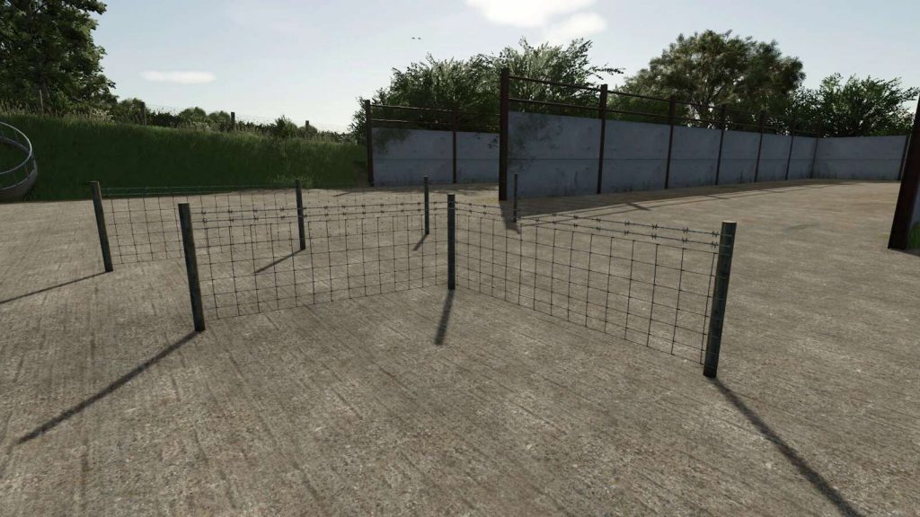 LS25 UK Stock Fence v1.0.0.0 Mod / LS25 Mods