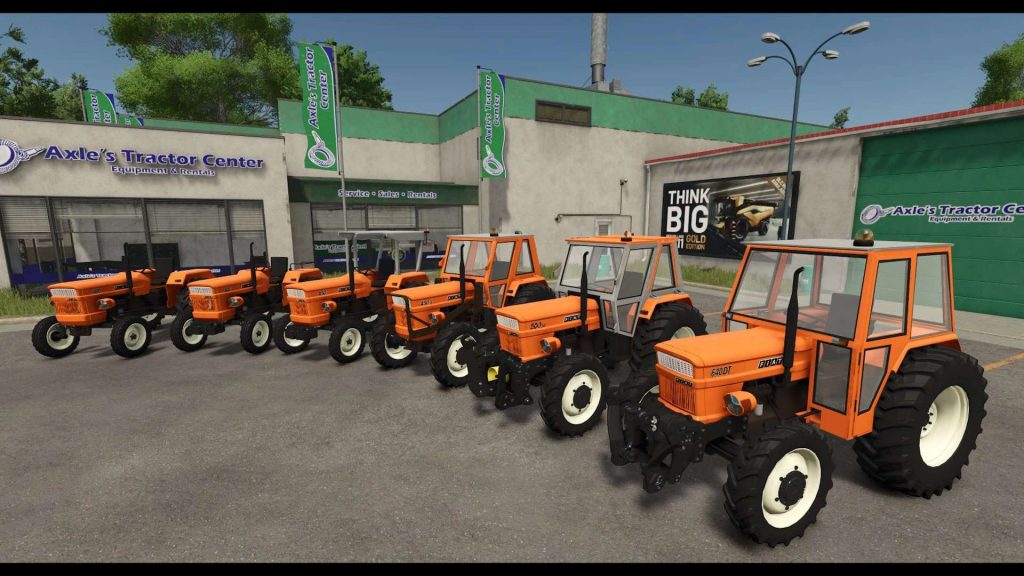 LS25 Fiat 420 - 640 2wd 4wd with front hydraulics v1.1.0.0 Mod / LS25 Mods