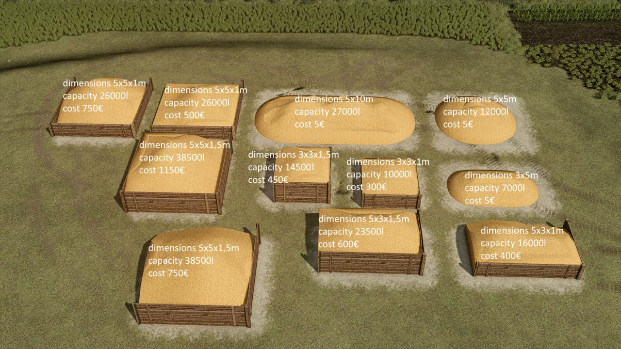 LS25 Grain Boxes V1.1.0.0 Mod / LS25 Mods