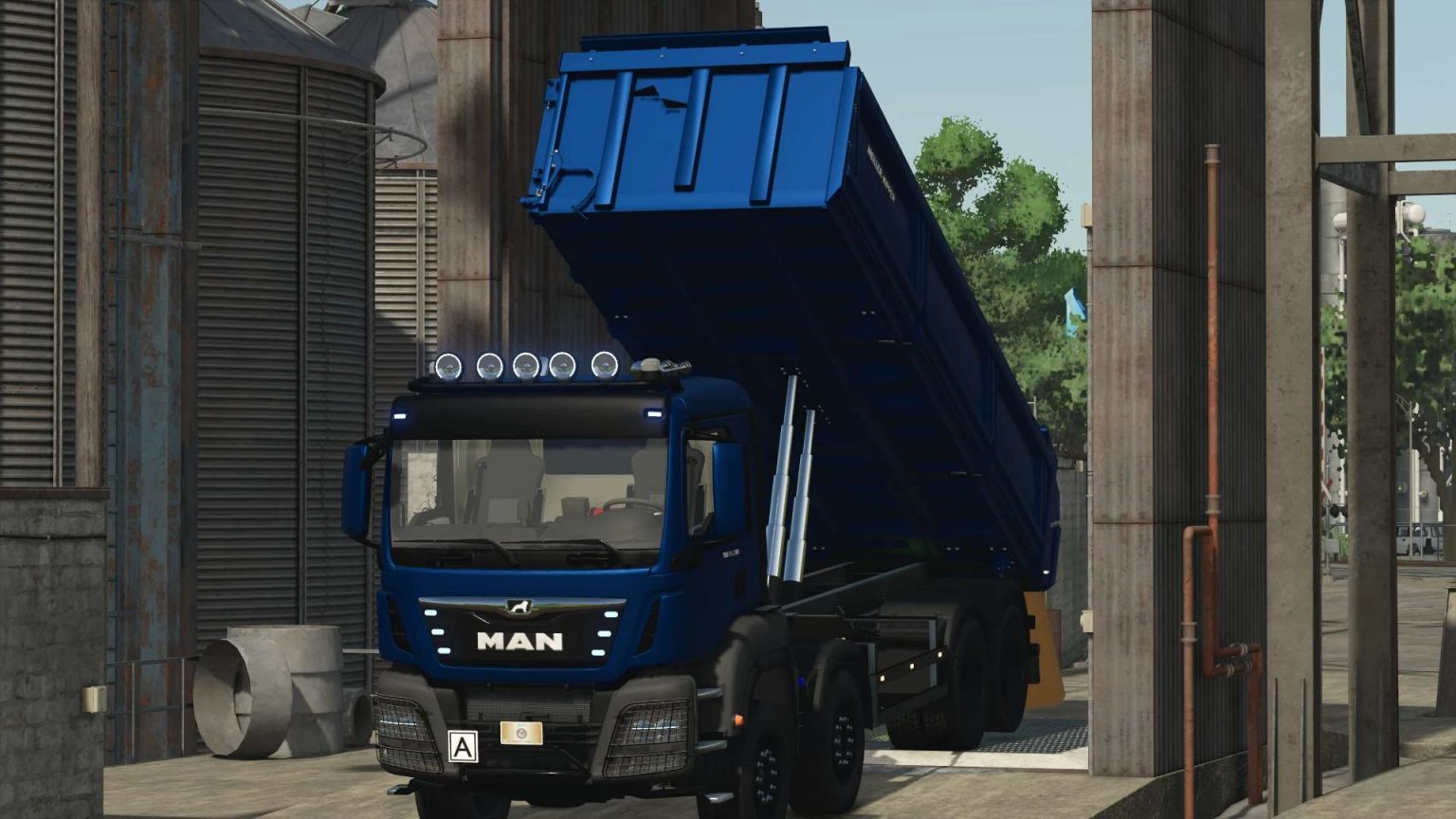 LS25 MAN TGS 4 Achs Kipper v1.0.0.1 Mod / LS25 Mods