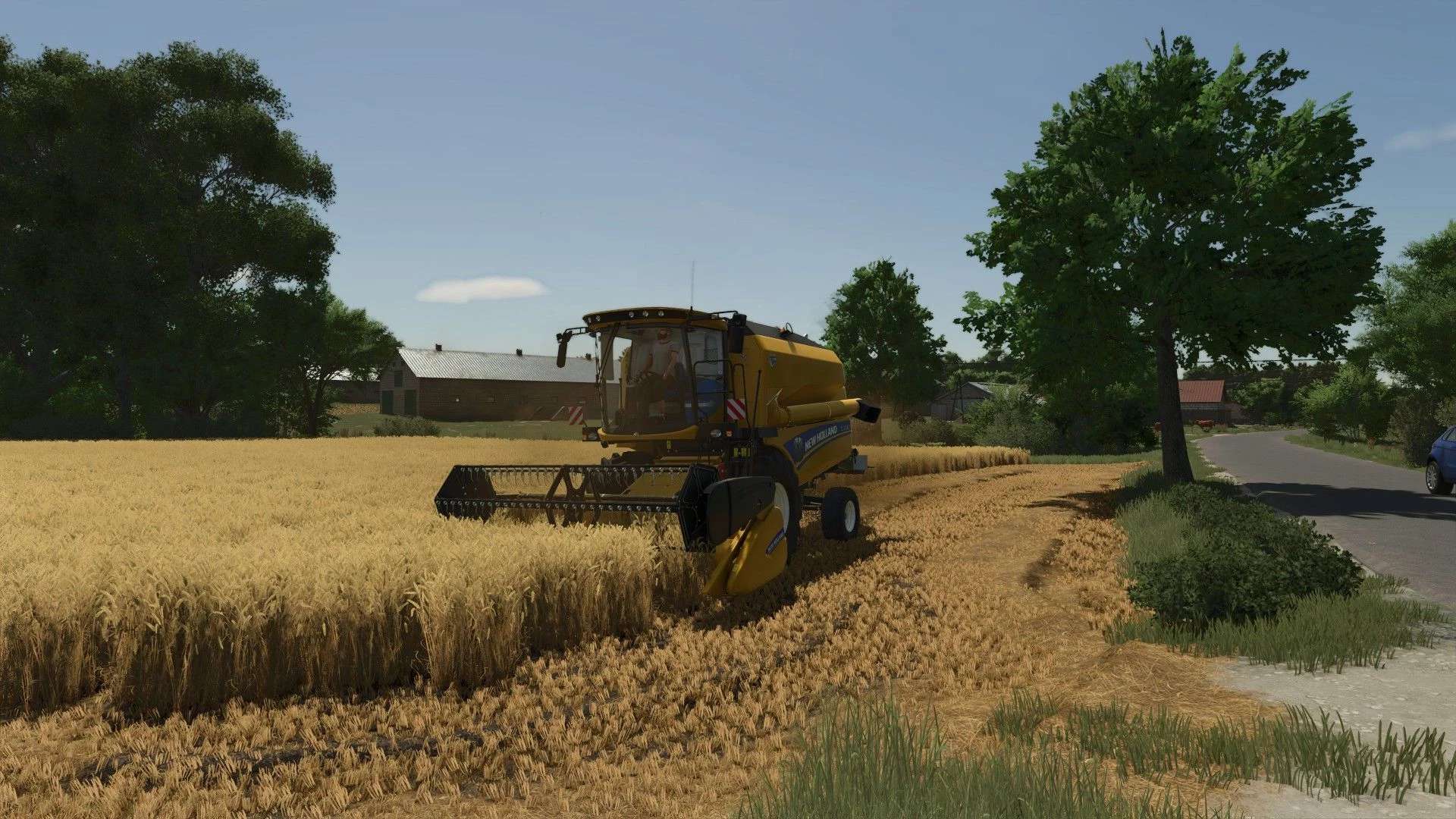 LS25 New Holland High Capacity 720CG Headers Pack v1.0.0.1 Mod / LS25 Mods