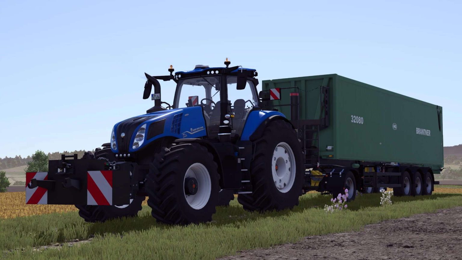 LS25 New Holland T8 Genesis v1.0.0.0 Mod / LS25 Mods