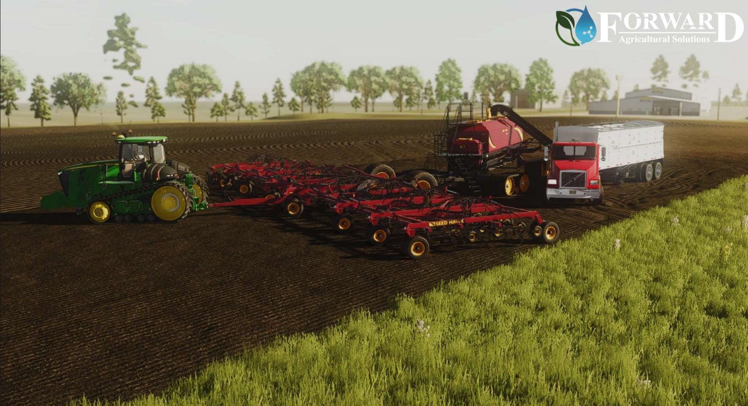 LS25 Seed Hawk XL Toolbar (84ft) with Additional Systems V2.0.0.1 Mod ...