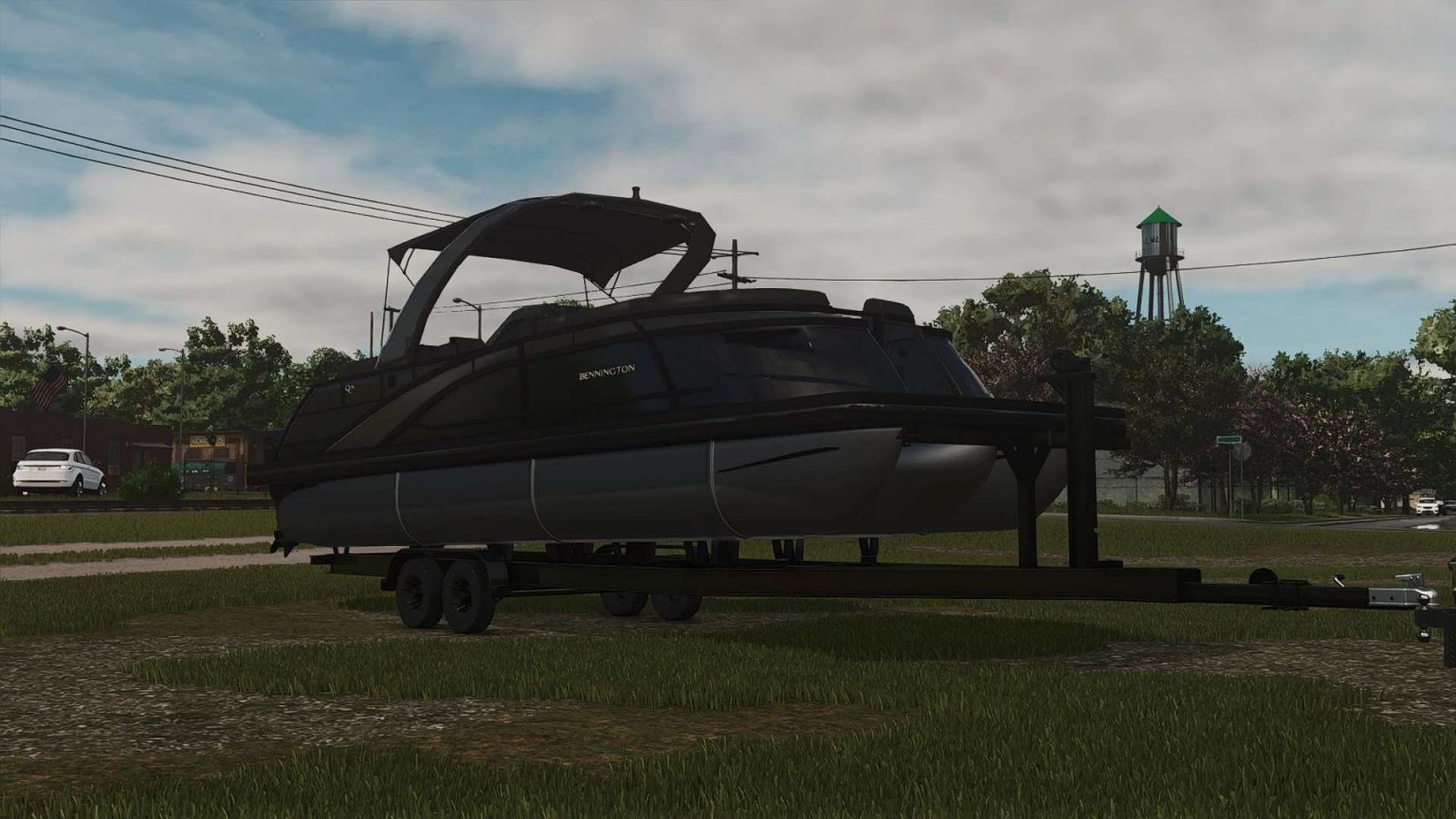 LS25 2025 Bennington Q Line Pontoon Boat And Trailer v1.0.0.0 Mod ...