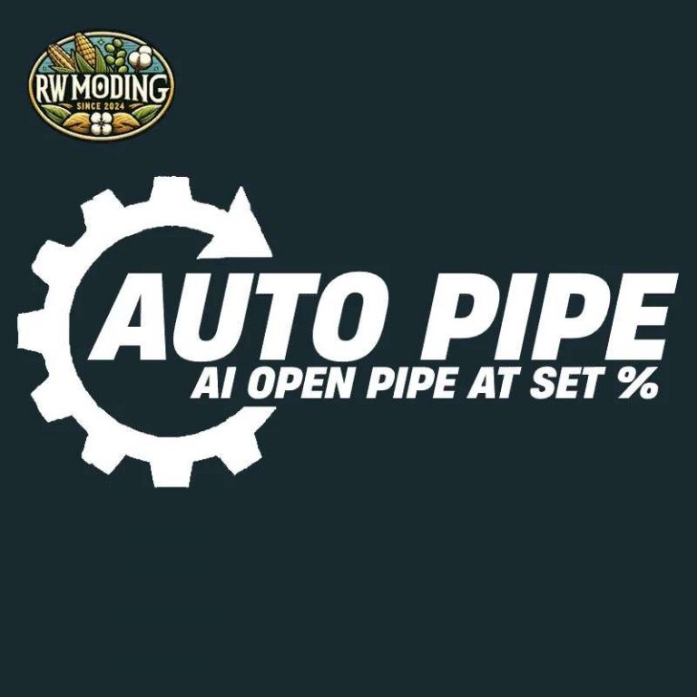 LS25 Auto Pipe AI Open PIPE v1.0.0.0 Mod / LS25 Mods