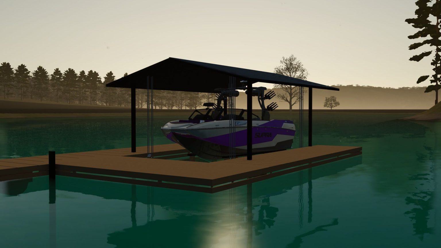 LS25 Boat dock V1.0.0.0 Mod / LS25 Mods