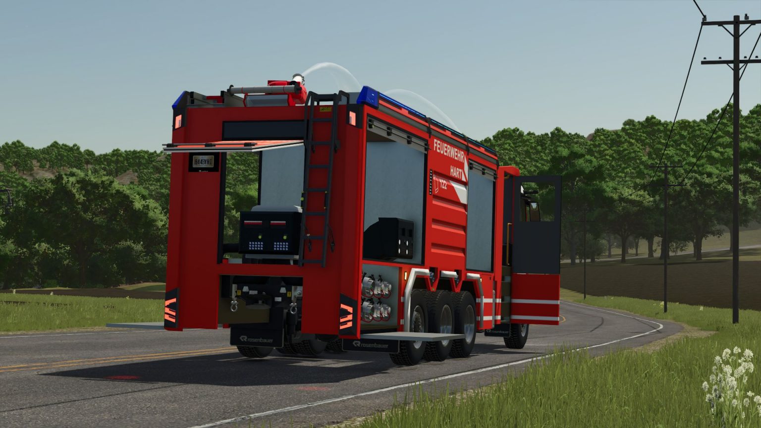LS25 MAN Rosenbauer ULF v1.0.0.0 Mod / LS25 Mods