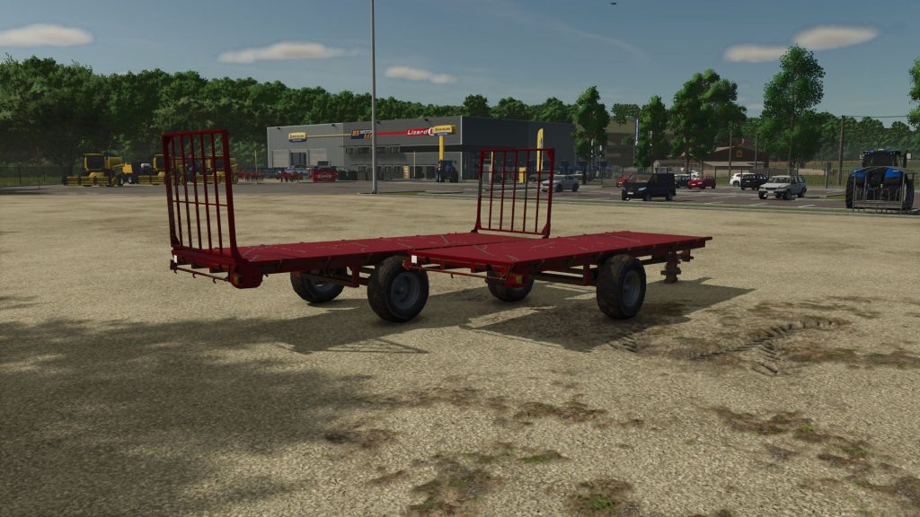 LS25 Old flatbed trailer V1.0.0.0 Mod / LS25 Mods