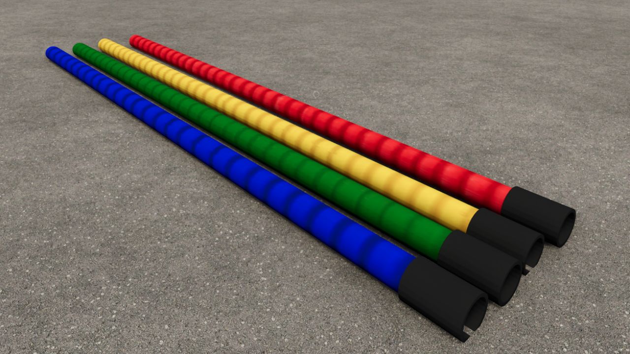 LS25 Public works pipe pack V1.0.0.0 Mod / LS25 Mods