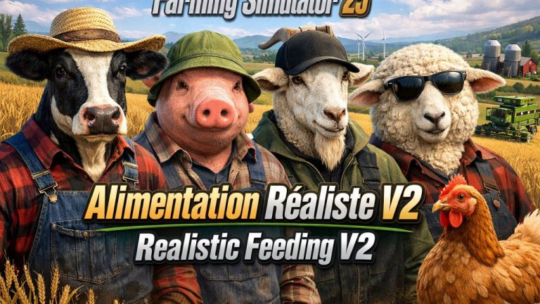 LS25 Realistic nutrition for your animal farms V2.0.0.0 Mod / LS25 Mods