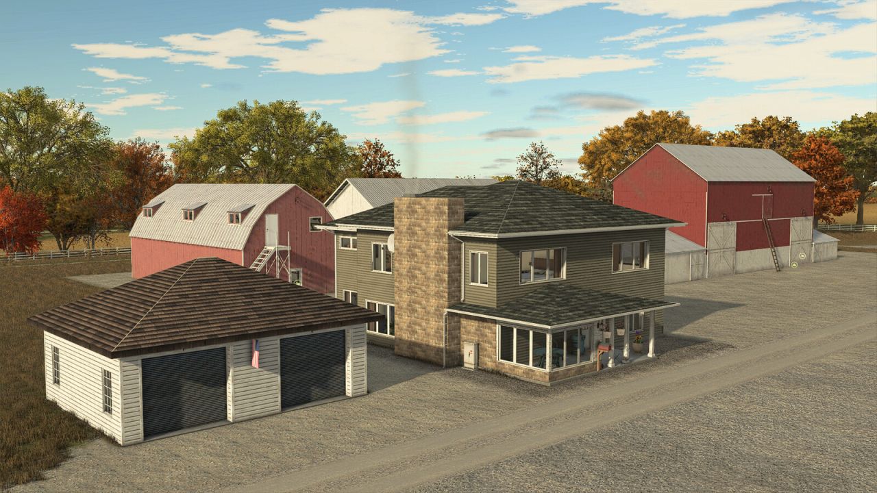 LS25 American Building Pack Pt2 V1.0.0.0 Mod / LS25 Mods